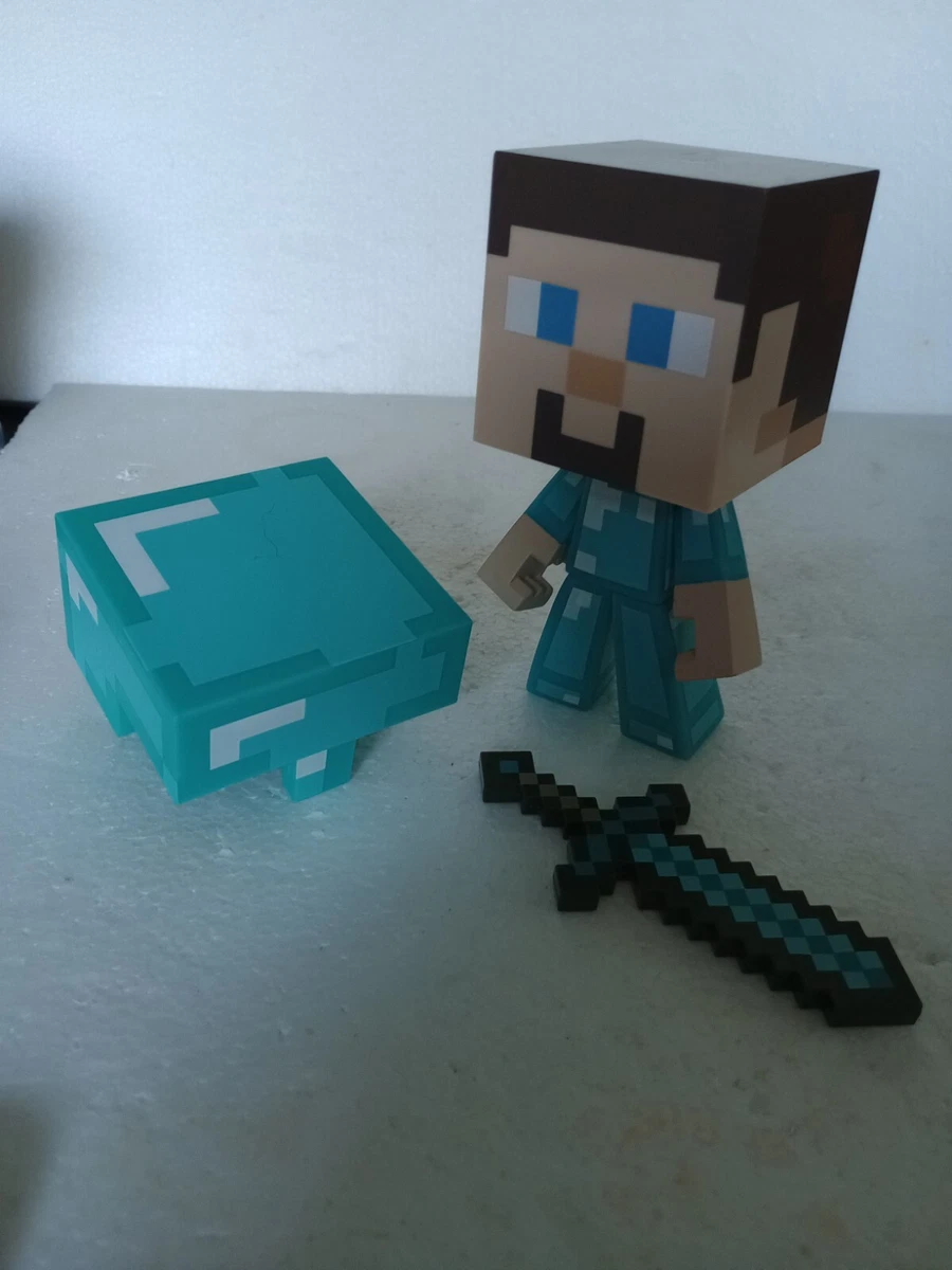 Minecraft Papercraft Steve With Armor And Sword