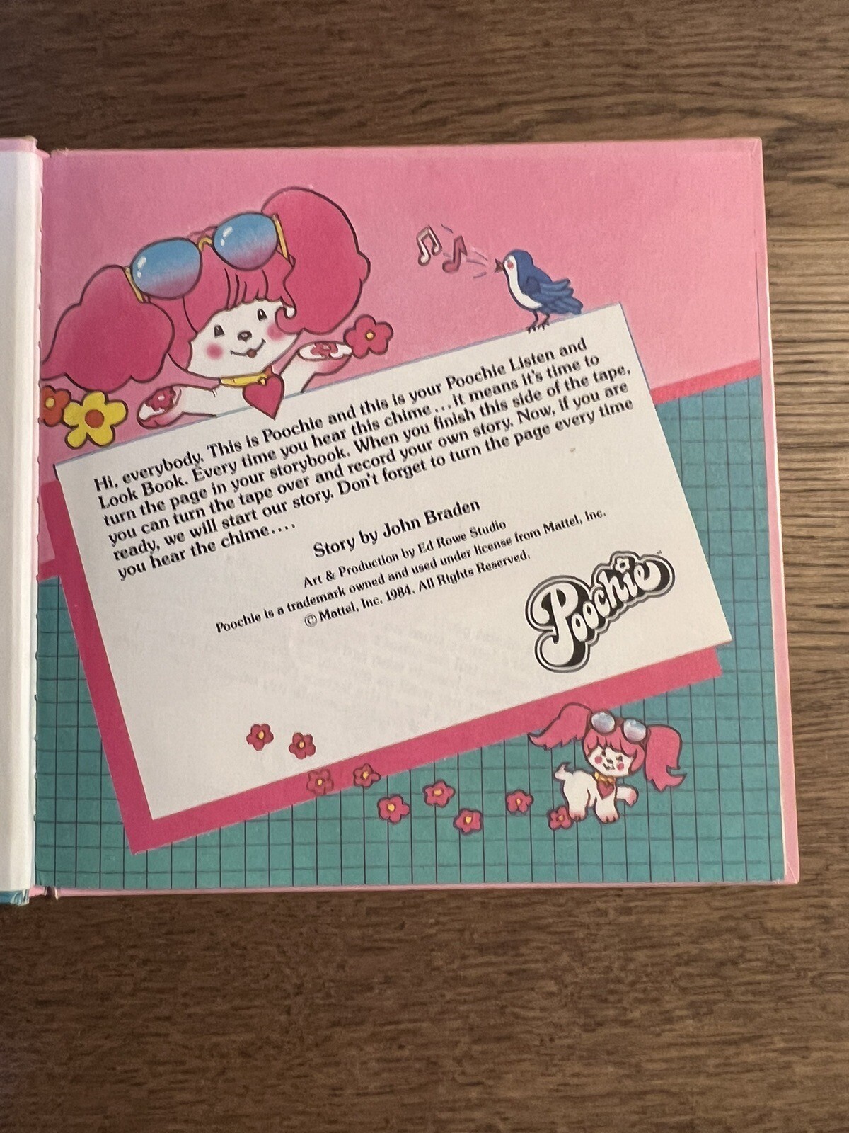 Dear Poochie Vintage 1984 Hardcover Book Mattel Hasbro | eBay