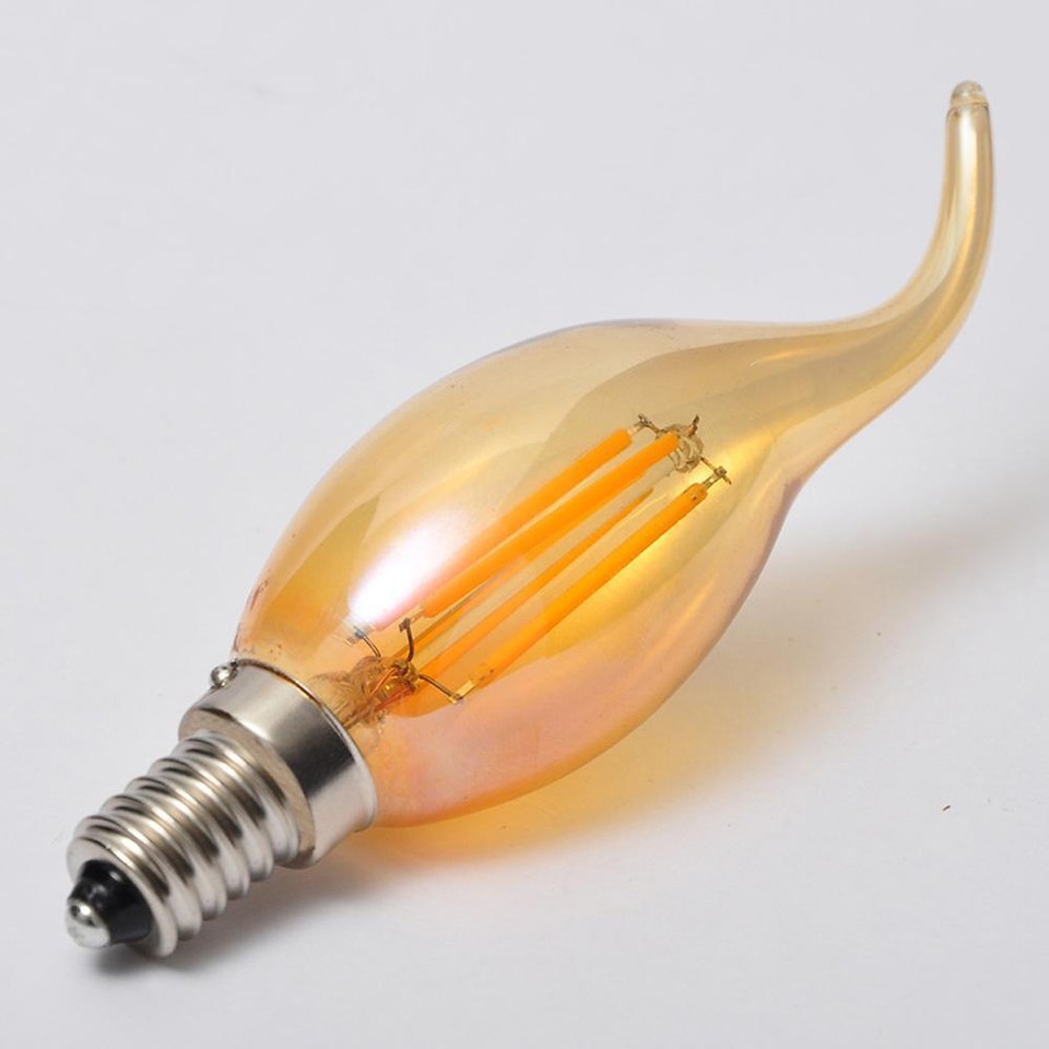 Antique Style Edison Vintage LED Light Bulbs A+ Industrial E27/E14 Lamp ...