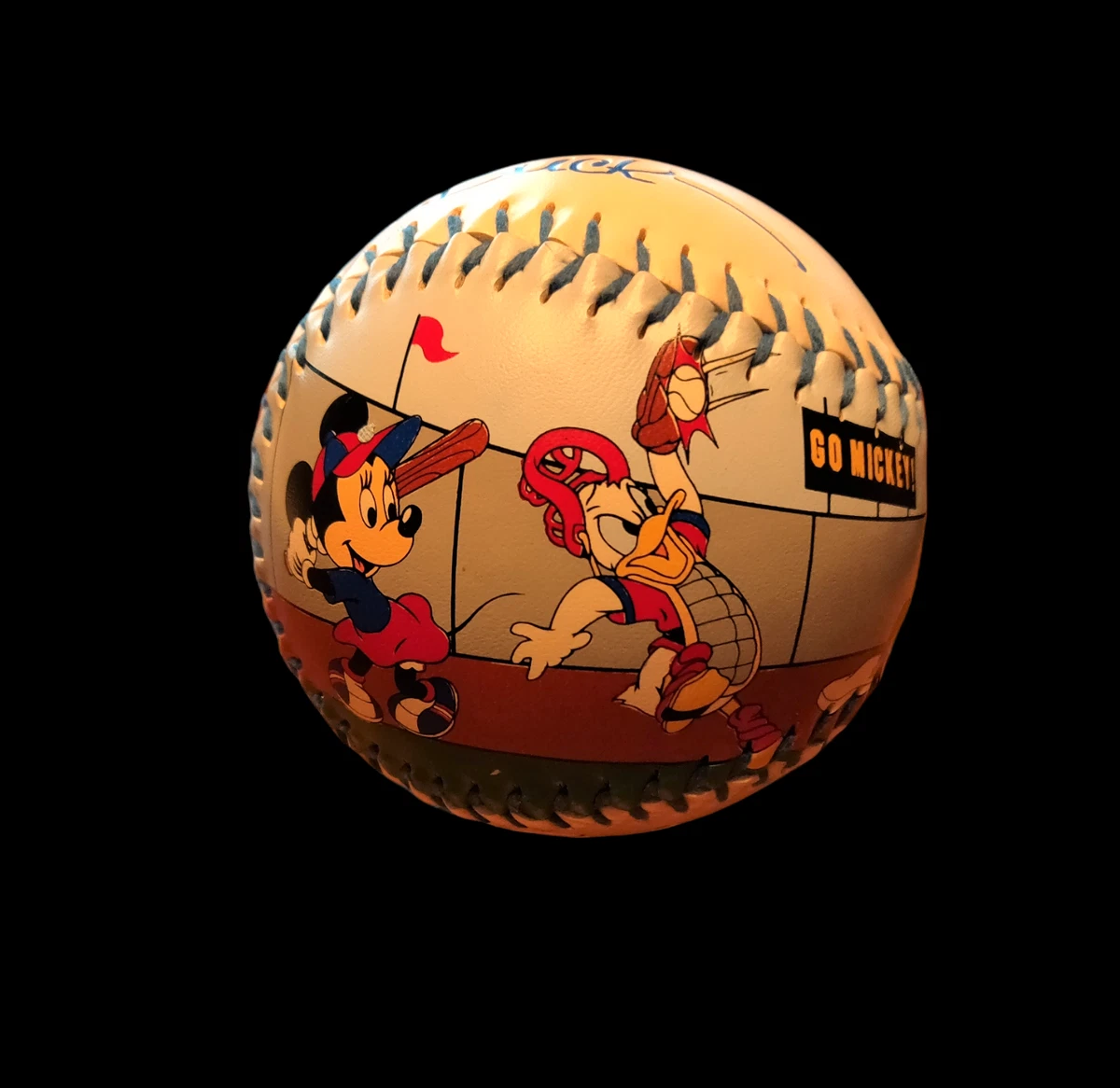 Mickey Mouse Playing Softball