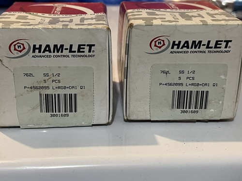 Ham-Let SS 1/2 Unions | eBay
