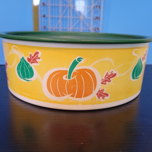Tupperware One-Touch Canister Size "F" Fall Pumpkin Theme 12 Cup ...