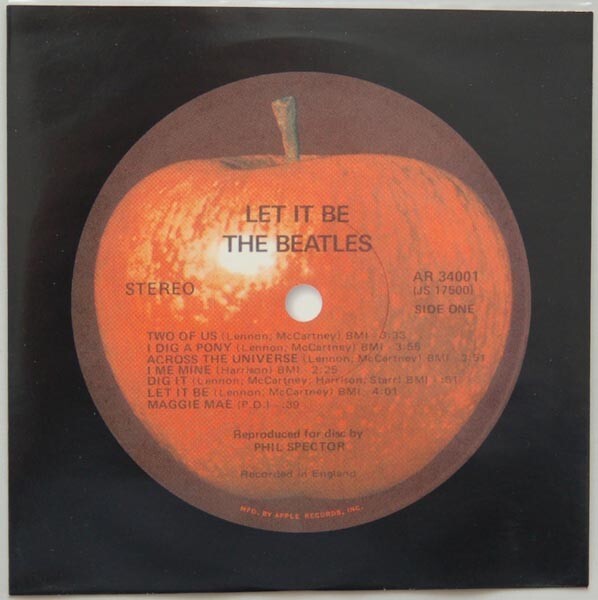 The Beatles - Let It be - Mini LP Sleeve OBI - rare ALL-BLACK Collector ...