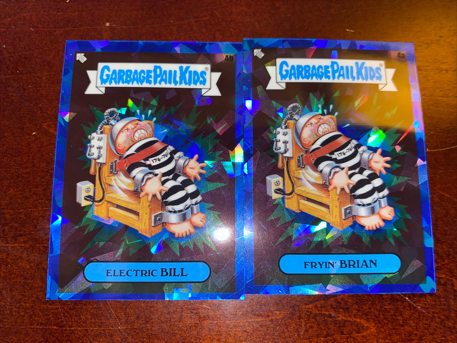 2020 Topps Garbage Pail Kids GPK SAPPHIRE Fryin BRIAN 4a & Electric ...