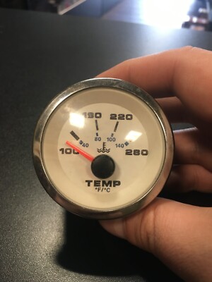Teleflex Morse Marine Water Temperature Gauge 62541 | eBay