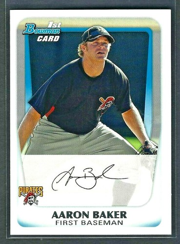 2011 (PIRATES) Bowman Prospects #BP39 Aaron Baker Amarillo | eBay