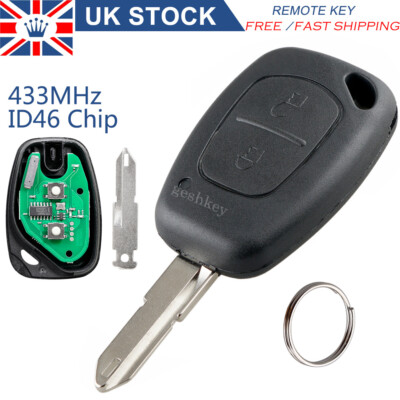 for Renault Traffic Master Kangoo Vauxhall Vivaro Movano Remote Key Fob ...