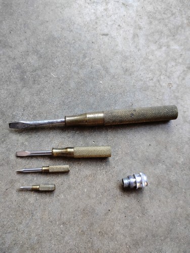 Vintage GAM MFG Co. Nesting Flathead Screwdriver | eBay