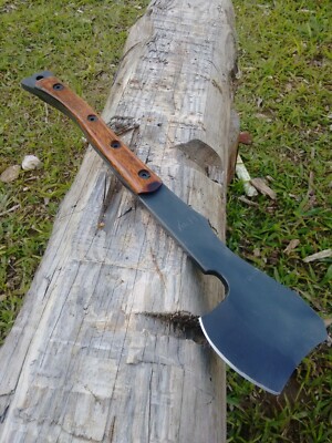 CUSTOM HANDMADE SPRING STEEL 5160 VIKING AXE CAMPING AXE SURVIVAL AXE ...