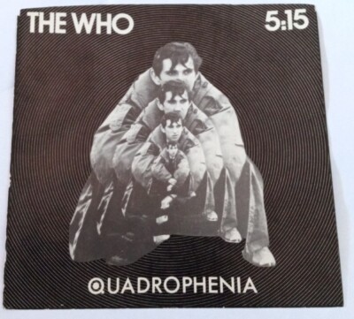 THE WHO~Quadrophenia 45- PICTURE SLEEVE ONLY (AA118) | eBay