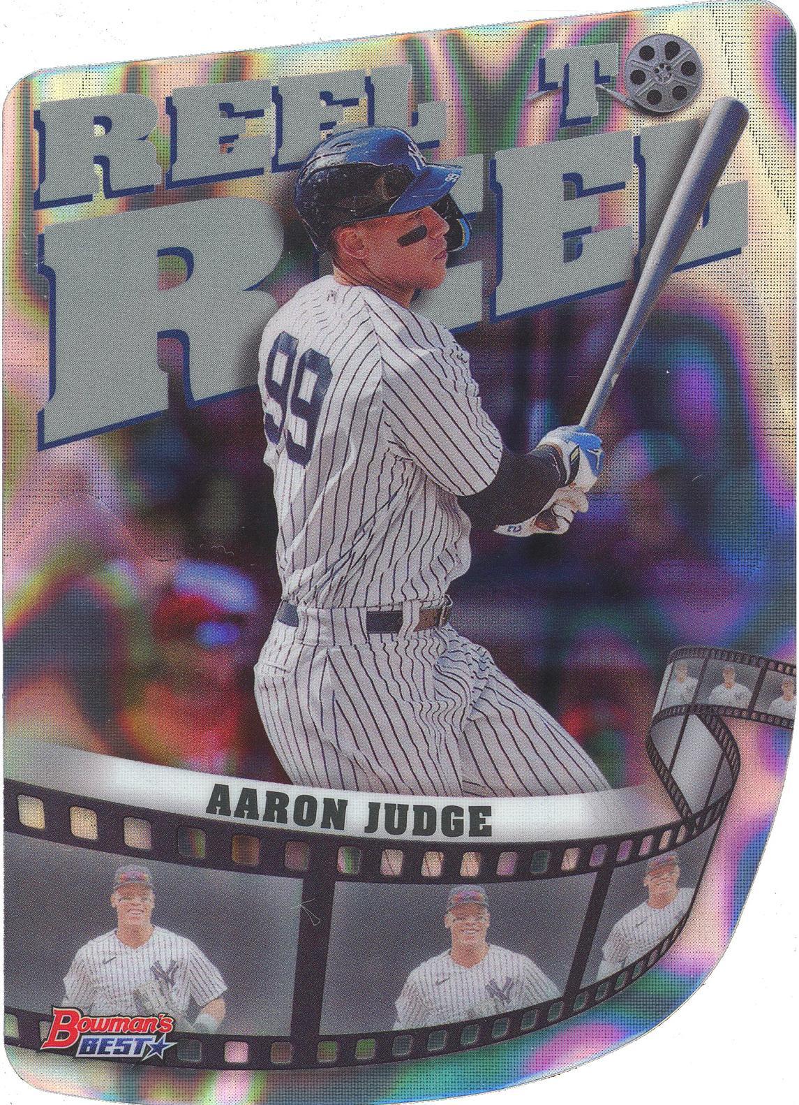 2023 Bowman's Best - Reel to Reel Die-Cuts Aaron Judge #RR-20 Lava ...