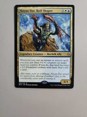MTG Noyan Dar, Roil Shaper Battle for Zendikar 216/274 Regular Rare | eBay