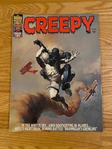Creepy Comic Book Magazine Issue #81 July 1976 Warren Monsters Horror ...