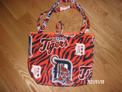 LARGE HANDBAG DETROIT TIGERS PATTERN | eBay