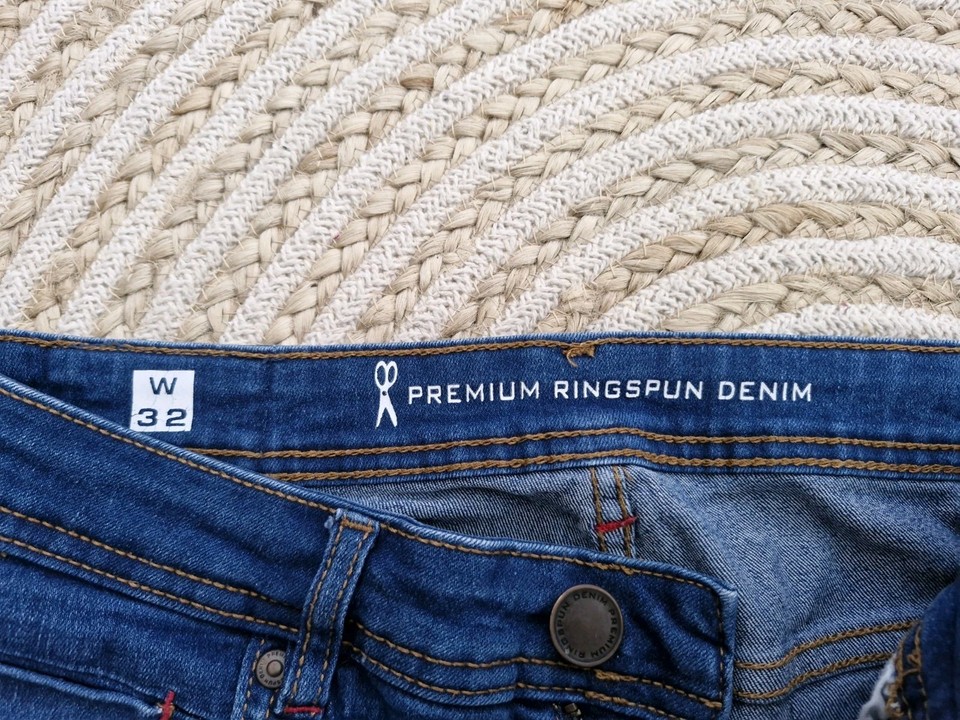 Mens BlUE Denim Shorts Size 32 By RINGSPUN RIPPED STYLE | eBay UK