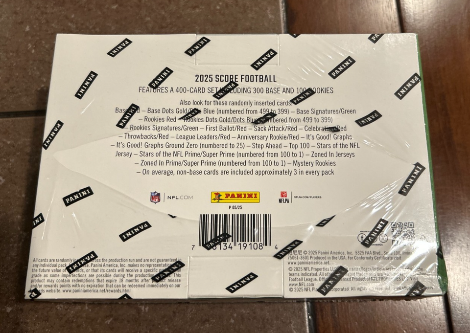 2025 Panini Score Mega Box Football Cards Factory Sealed | eBay