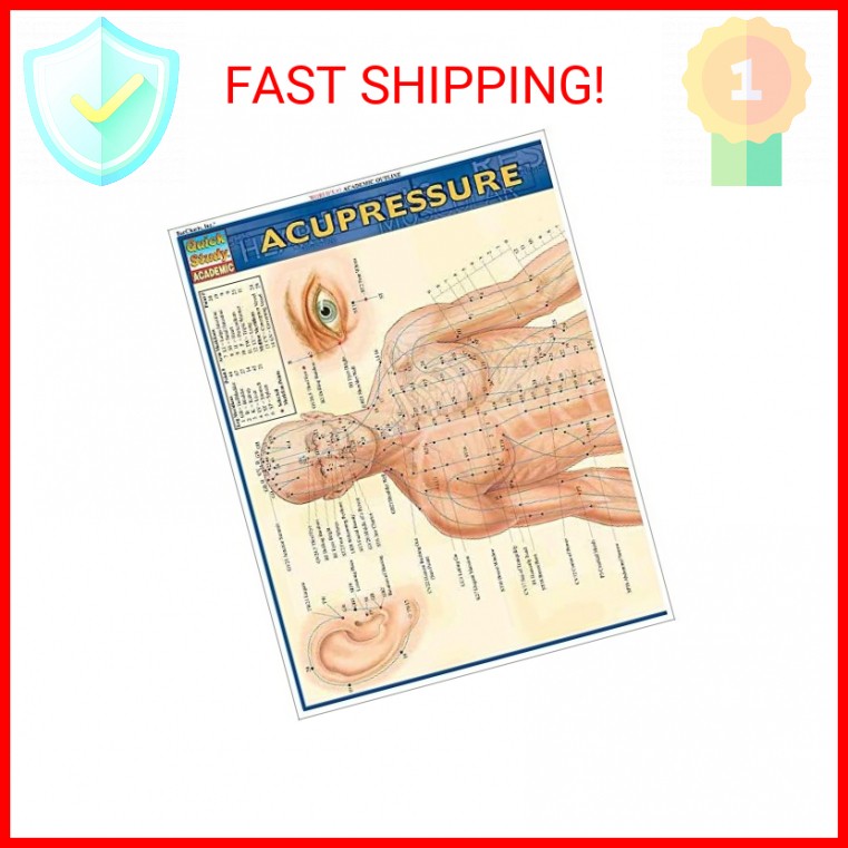 Acupressure Laminated Reference Guide (QuickStudy Academic) Pamphlet ...