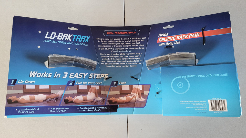 Lo-Bak Trax Portable Spinal Traction Device for Back Pain - NEW | eBay