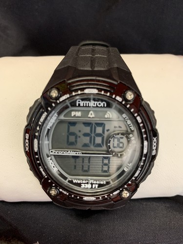 Armitron Men’s Pro Sport Shock Watch 40/8189 Black | eBay