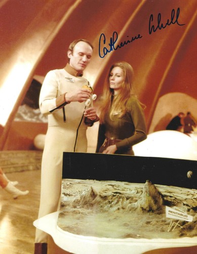 CATHERINE SCHELL SIGNED MOON ZERO TWO 8x10 PHOTO 3 UACC HAMMER FILMS ...
