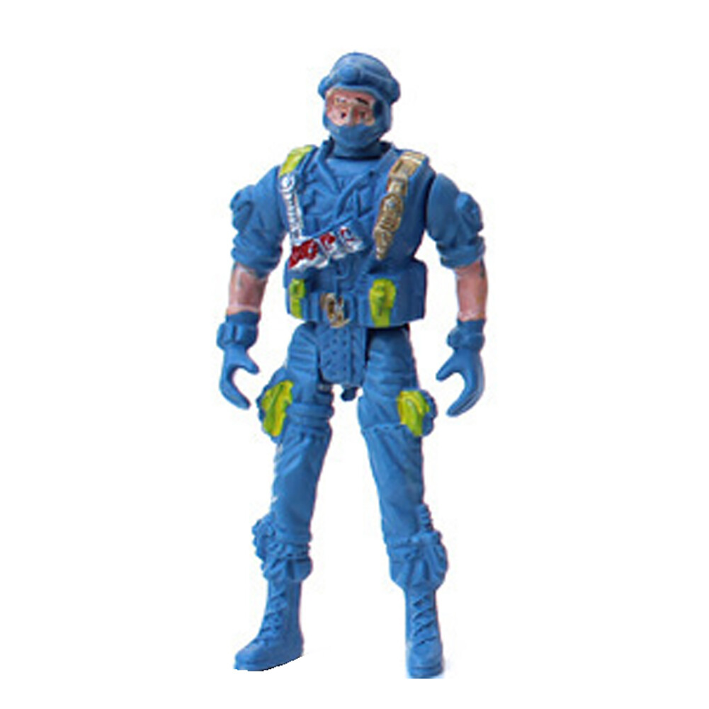9cm Mini Kids Plastic Military Soldier Model Army Men Figure Toy Home ...