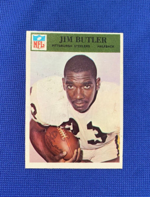 1966 PHILADELPHIA FOOTBALL JIM BUTLER PITTSBURGH STEELERS #147 CARD ...