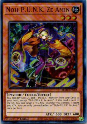Noh-P.U.N.K. Ze Amin BLMR-EN062 Yugioh Near Mint or Better 1st Edition ...