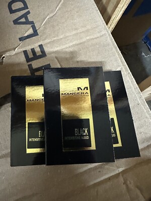 BLACK INTENSITIVE AOUD EDP MANCERA VIALS KIT TRAVEL PACK | eBay