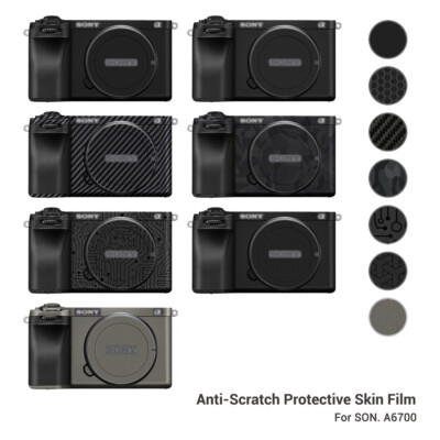 JJC 3M Camera Body Skin Protector Film Cover Sticker for Sony Alpha ...