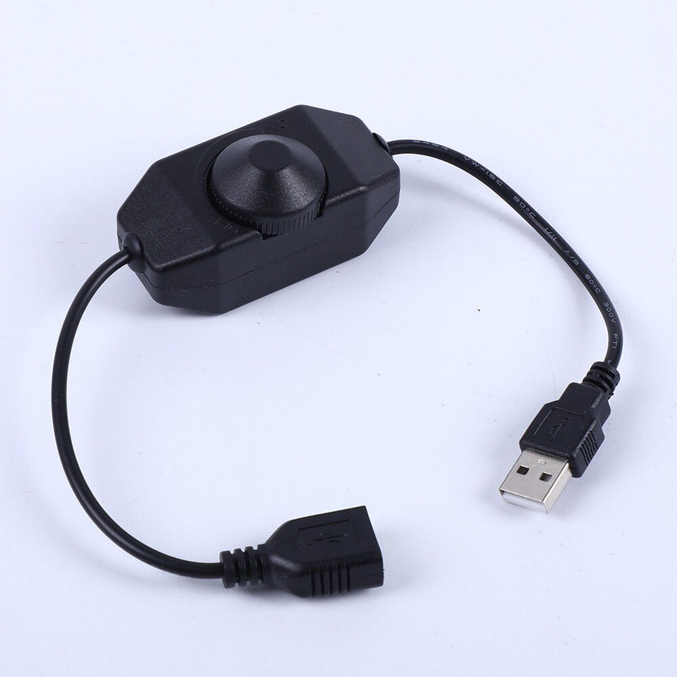 5V USB Rotary Inline Dimmer Switch LED Dimmer Switch Controller for LED ...