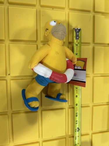 Homer Simpson Stuffed Plush Doll Toy Factory Simpsons 9" Swim Float ...