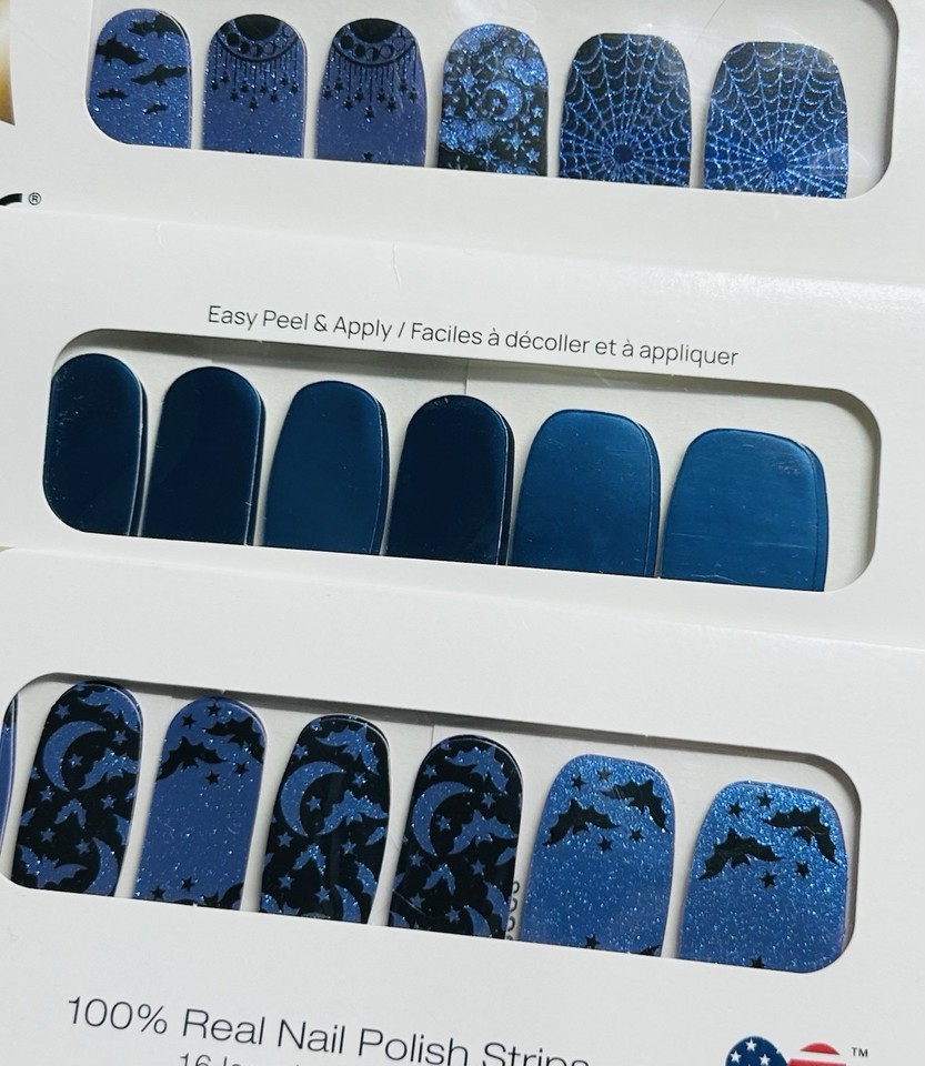 Color Street Halloween OG Hex Girlfriend + Meet Me at Midnight+Bat’s ...