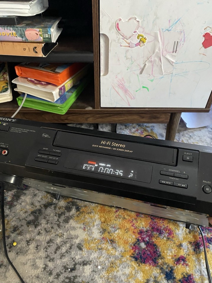 Sony SLV-798HF VCR VHS Player Recorder Hi-Fi Stereo W/ Remote Tested ...