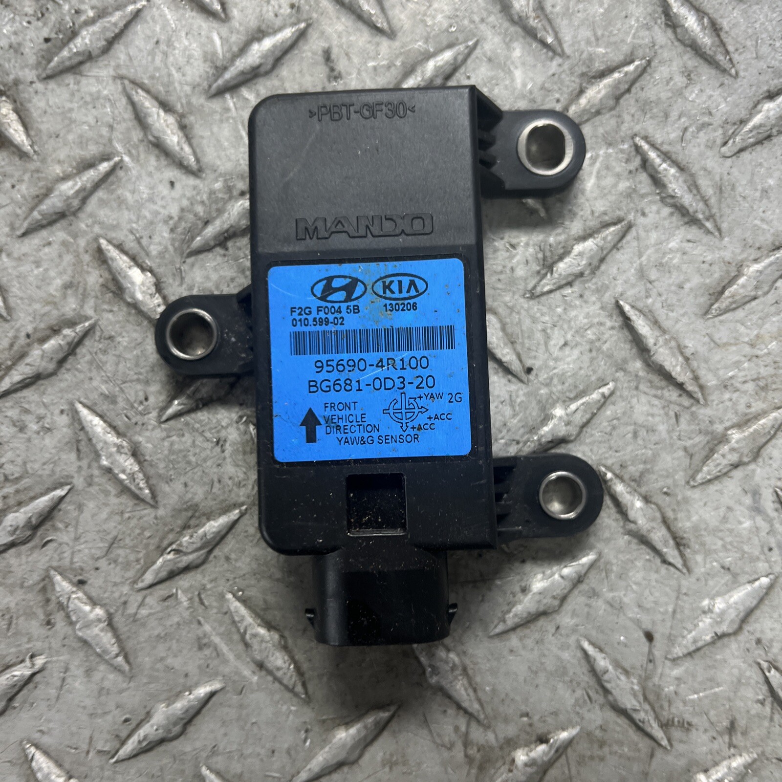 Hyundai Sonata 2011-2015 Yaw Rate Speed Sensor Unit Module Computer OEM ...