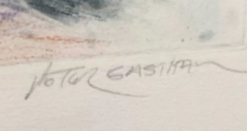 FINE ART LITHOGRAPH: Peter Eastham - Conservatory II - 30x36 Signed ...