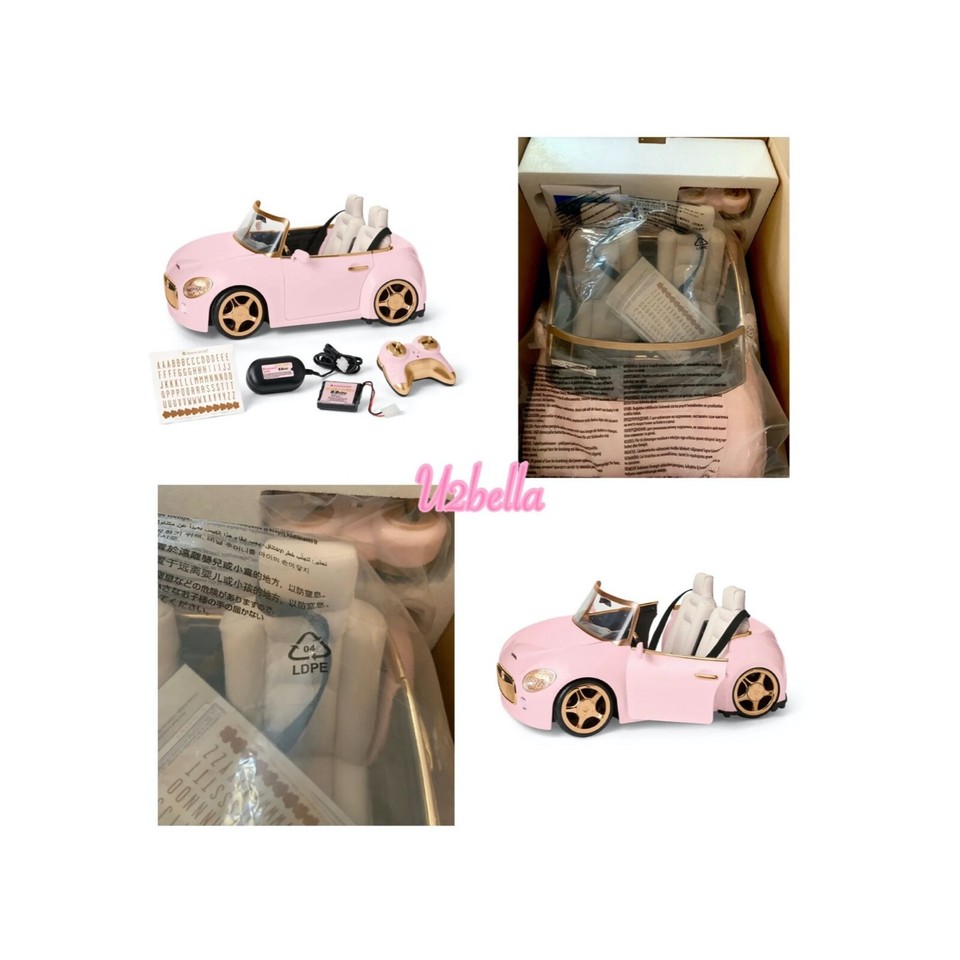 American Girl Doll RC Sports Car REMOTE CONTROL Pink Sports NEW Great ...