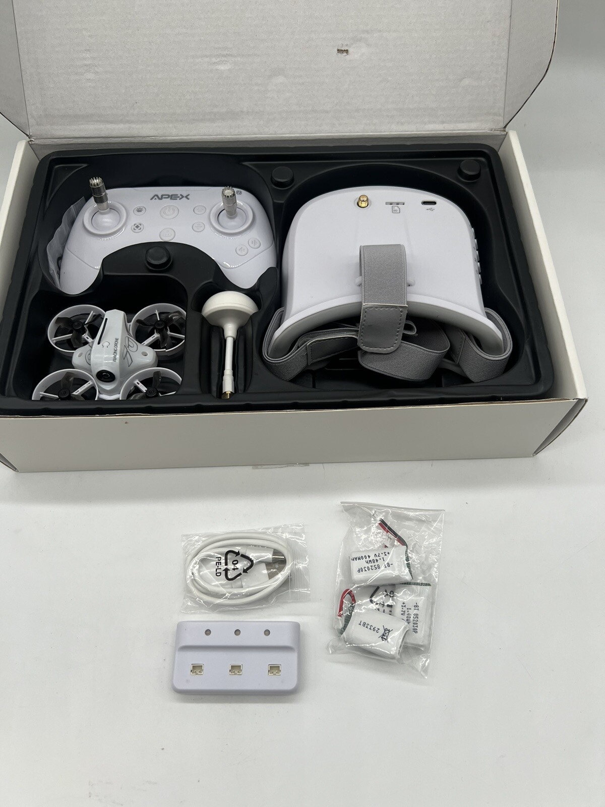 APEX FPV Drone Kit VR70 - First-Person View w/ Goggles 1080p Wi-Fi ...