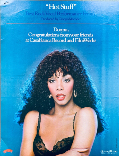 DONNA SUMMER 1977 POSTER ADVERT ONCE UPON TIME Casablanca GIORGIO ...