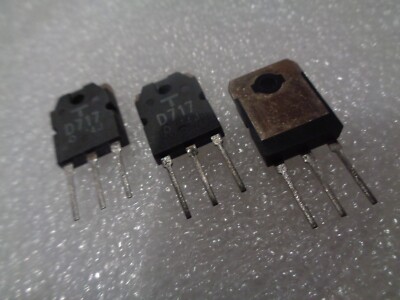 TOSHIBA 2SD717, D717 Transistor Silicon NPN PICTURES ARE OF REAL UK ...