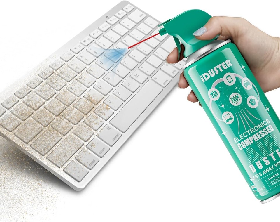 Keyboard Cleaner Air Spray for Computers - 10oz Air Can Duster for ...
