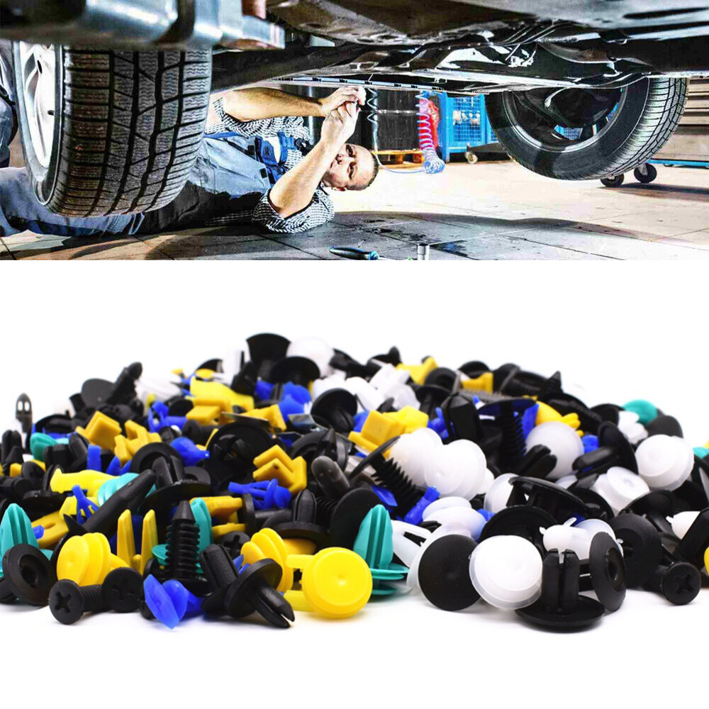 1000x Car Clips Mixed Clip Fastener Kit Door Panel Automotive Body ...