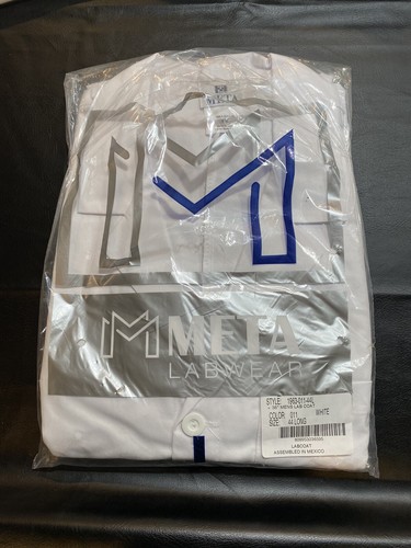 META Labwear Men's 5-Pocket Twill Lab Coat White - 1963-011 Multiple ...