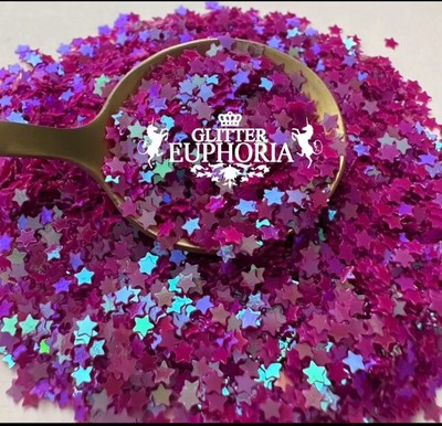 Dreaming Color Shift Stars Glitter Solvent Resistant Premium Polyester ...