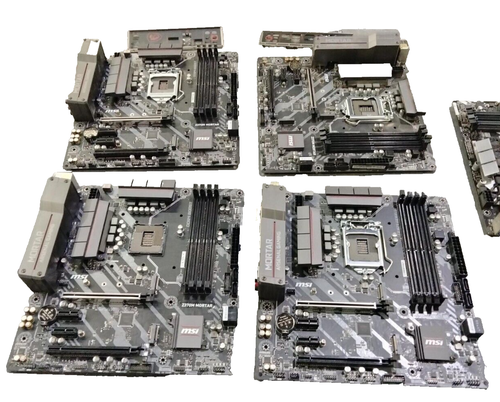 LOT OF 4 MSI MAG Mortar Intel Z390 LGA 1151 Micro ATX DDR4-SDRAM ...