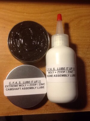 Engine Assembly Lube Moly Zinc ZDDP Camshaft Main Rod Bearings. Hi Perf ...