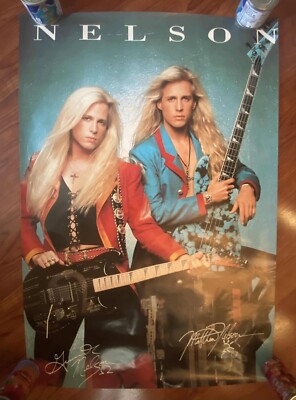 Vintage & Original 1980s Nelson Rock Band Poster 22x32 Unused | eBay