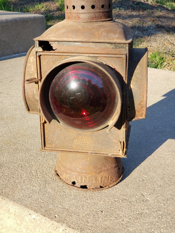 Peter Grey B&M Boston Maine Railroad Main Line Switch Lamp Lantern ...