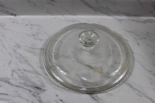 Pyrex Clear Glass LID ONLY G-1-C Replacement for Corning Ware Casserole ...