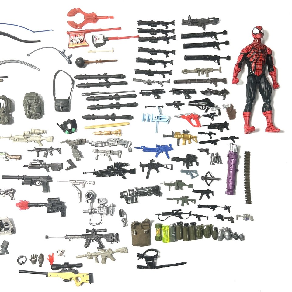 Lot of 60+ Miscellaneous Action Figure Weapons, Hands, Swords | eBay