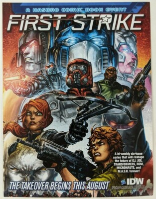 First Strike GI Joe Transformers ROM Print Ad Comic Poster Art PROMO ...
